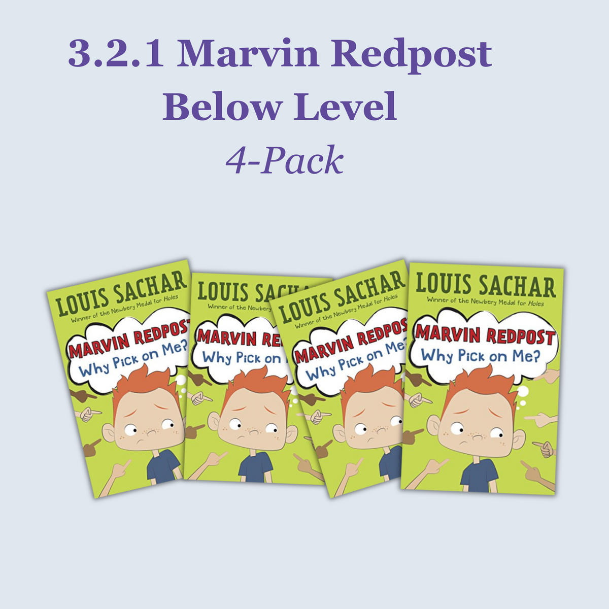 3.2.1 Marvin Redpost: Why Pick on Me? 4-Pack – Read Side by Side