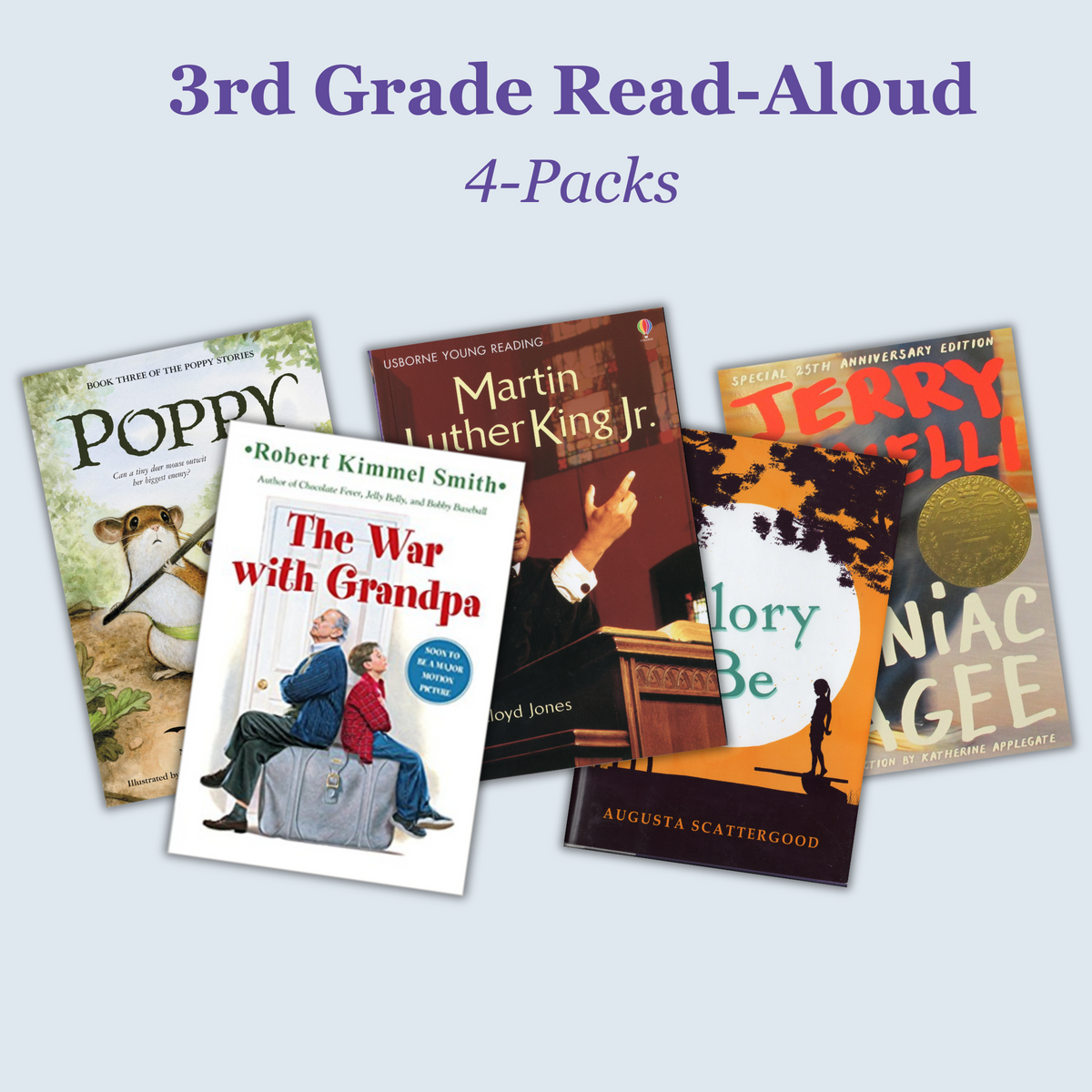 3rd Grade Read Aloud Novels 4-Pack – Read Side by Side