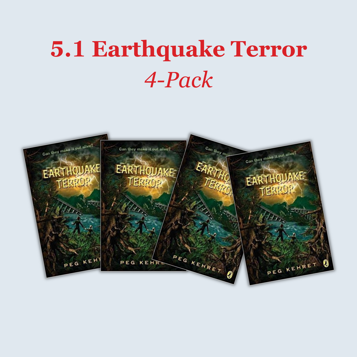 5.1 Earthquake Terror 4-Pack – Read Side by Side